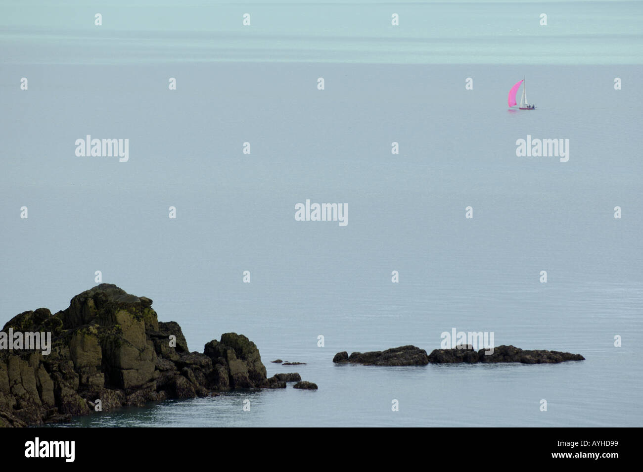 Pointe Du Groin Rocky Islet Stock Photo - Alamy