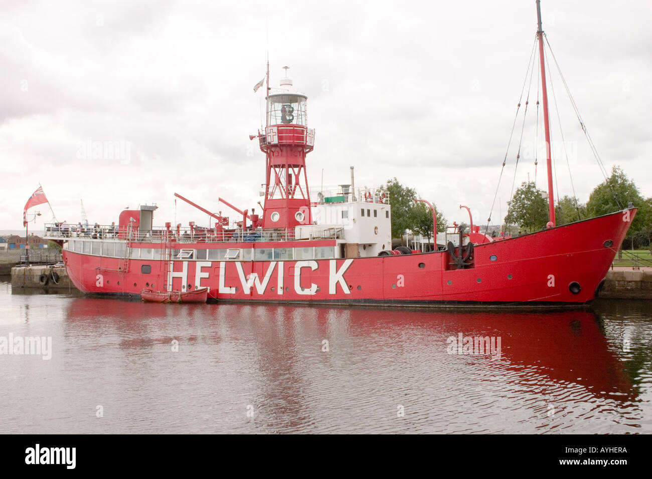 Helwick lightship now a floating cafe permanently moored in Cardiff Bay ...