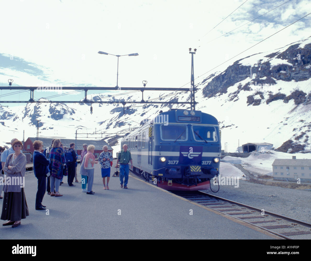 Scene at myrdal railway station hi-res stock photography and images - Alamy
