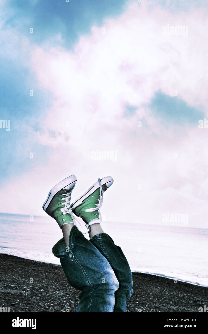 Feet in the air hi-res stock photography and images - Alamy