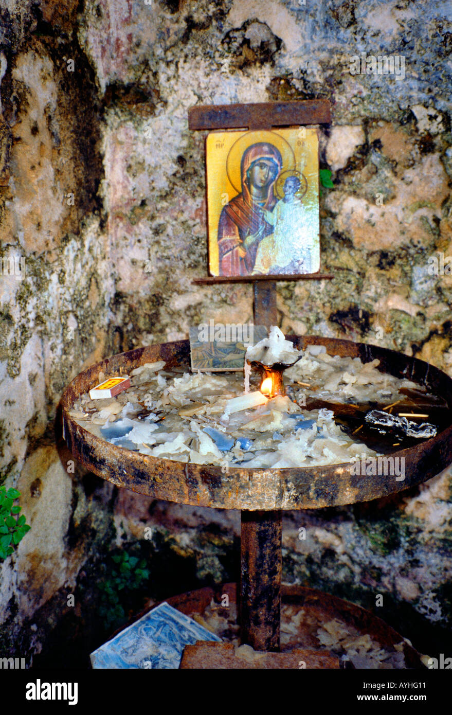 Lebanon Maronite Village Shrine Stock Photo - Alamy
