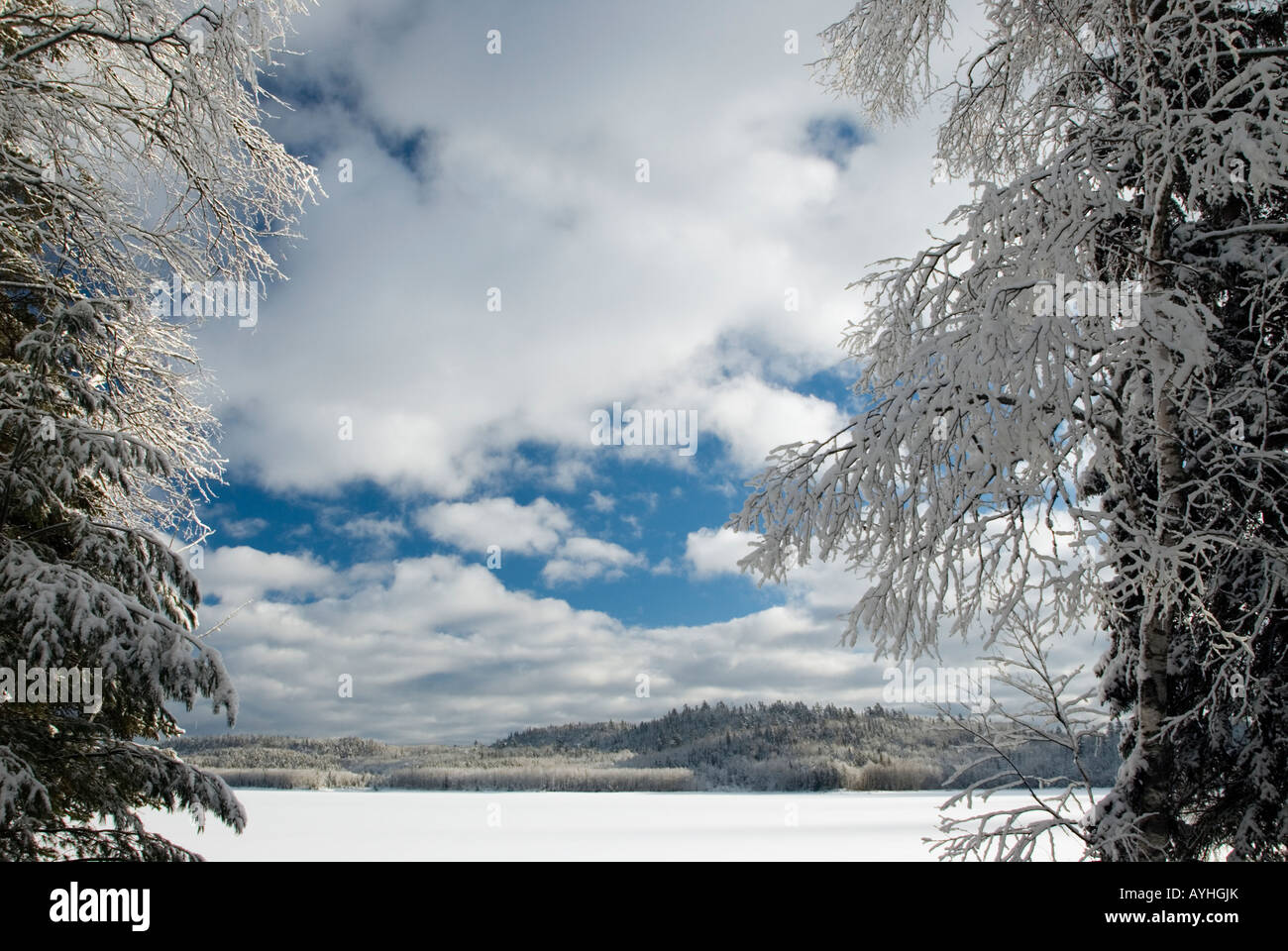 Northern ontario snow scene hi-res stock photography and images - Alamy