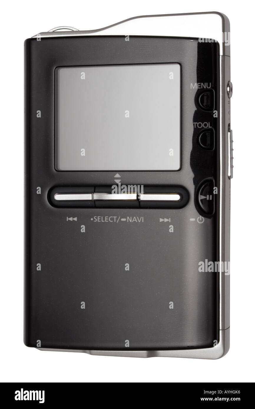 Black MP3 Player Stock Photo - Alamy