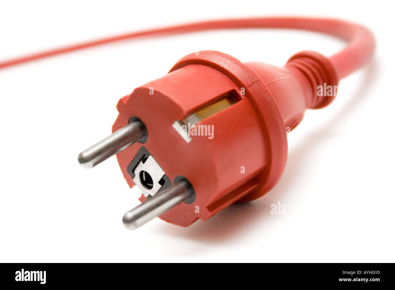 Red Extension Plug Stock Photo - Alamy