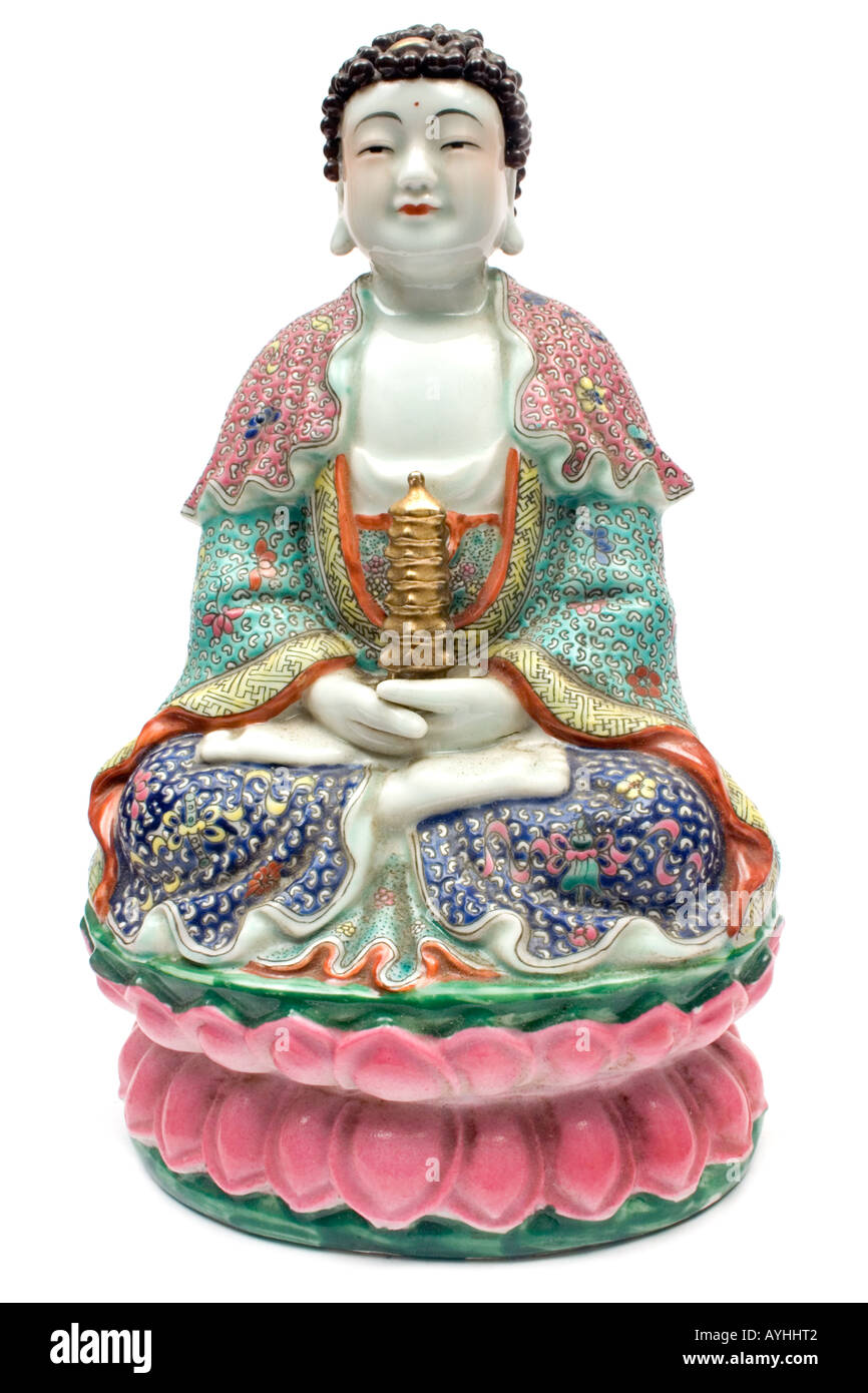 Chinese white porcelain buddha hi-res stock photography and images - Alamy