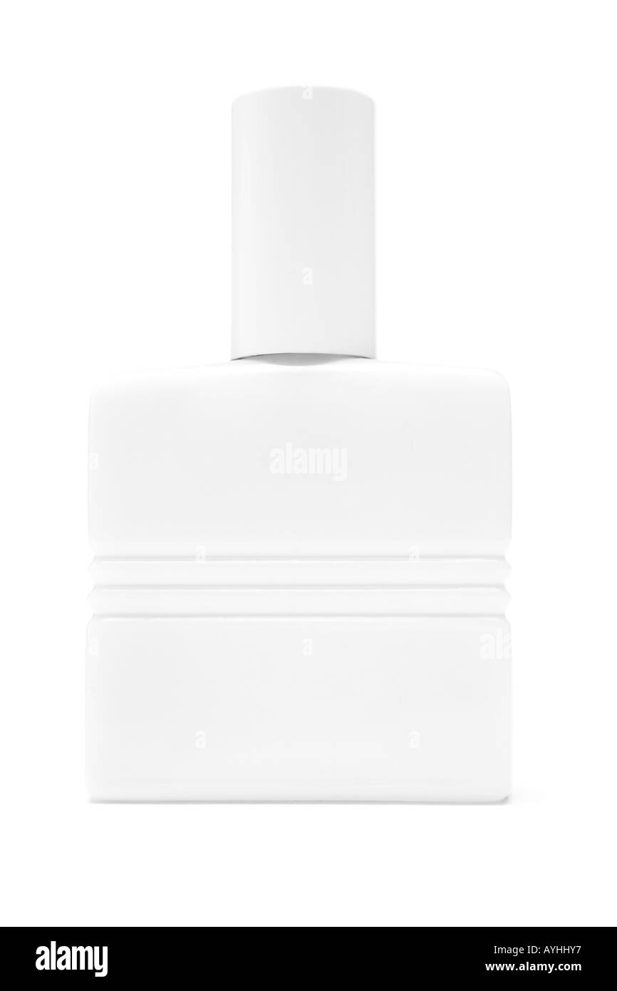 White Cosmetic Bottle Stock Photo - Alamy