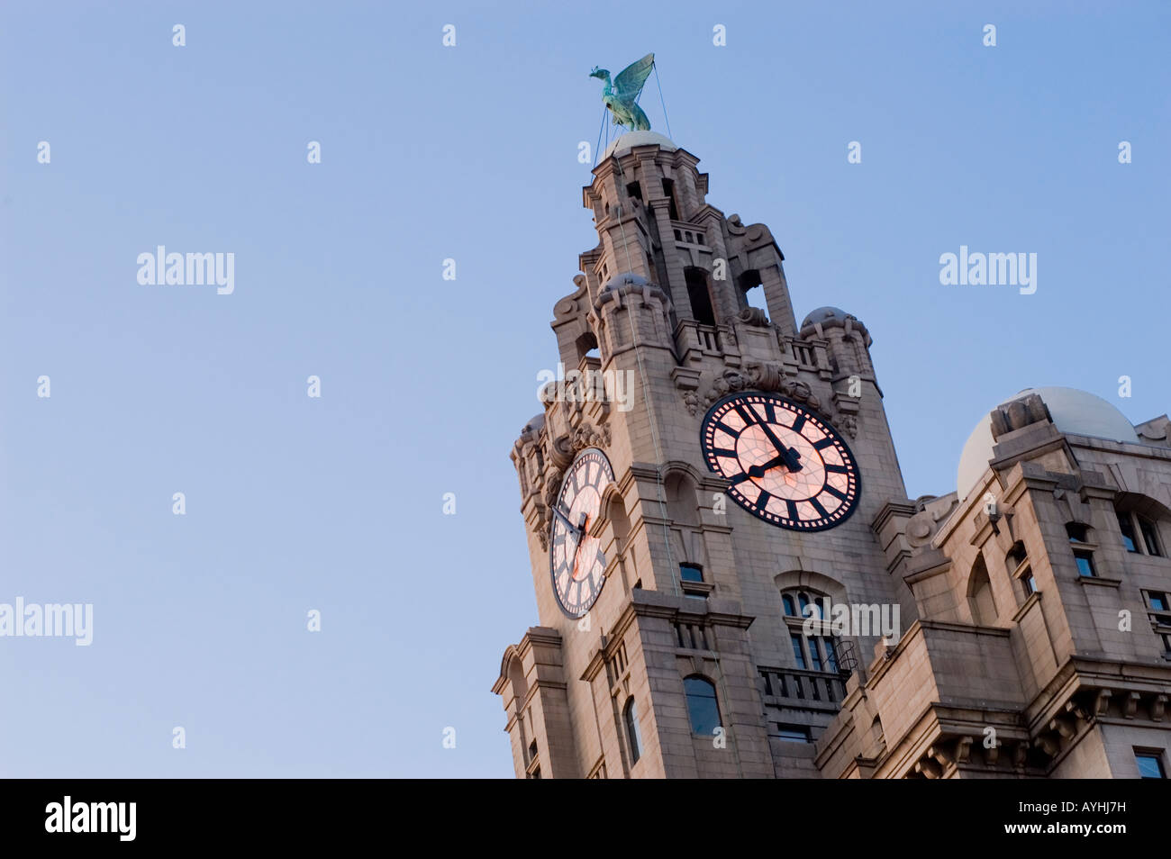 Liver building clock tower hi-res stock photography and images - Alamy