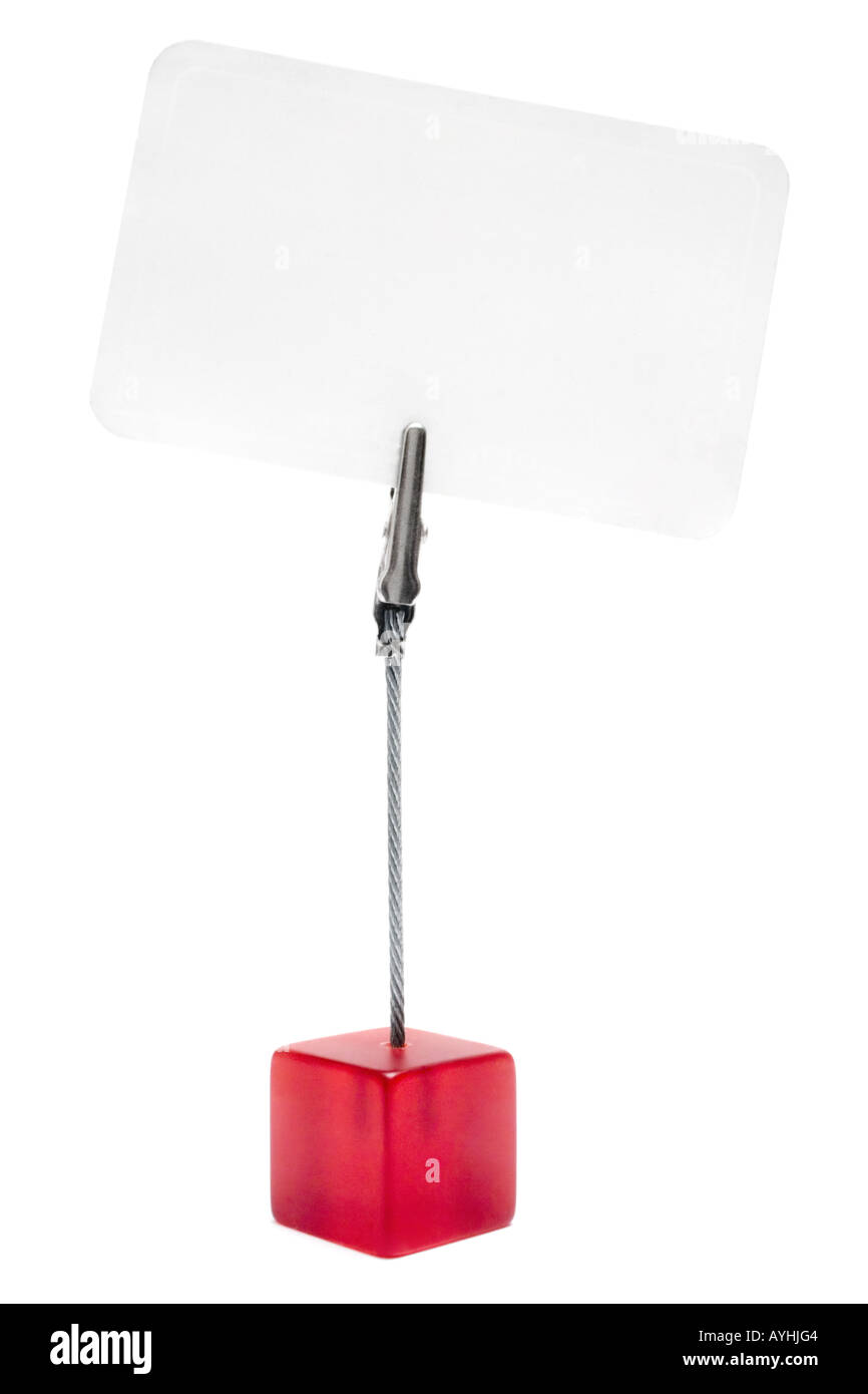 Memo clip holders Cut Out Stock Images & Pictures - Alamy