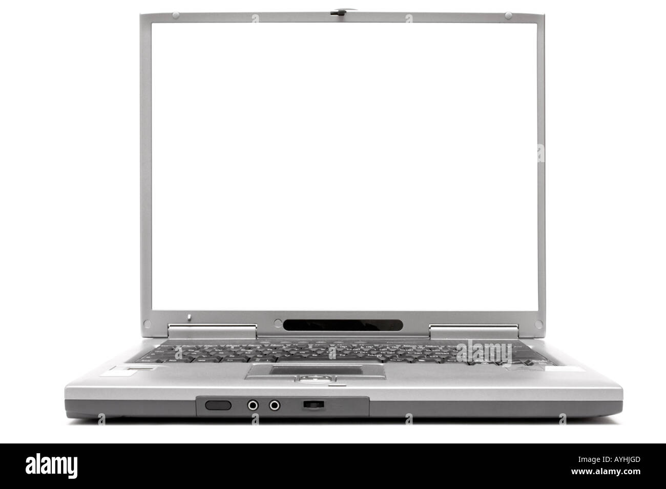 Laptop w/ Empty Space Stock Photo - Alamy