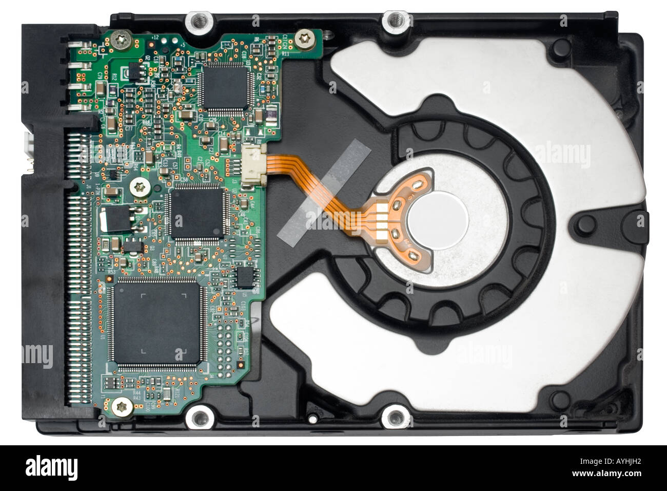 Internal Hard Disc (Top View Stock Photo - Alamy