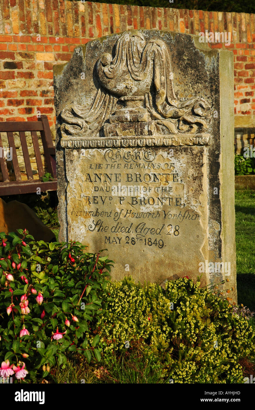 Anne brontes grave hi-res stock photography and images - Alamy