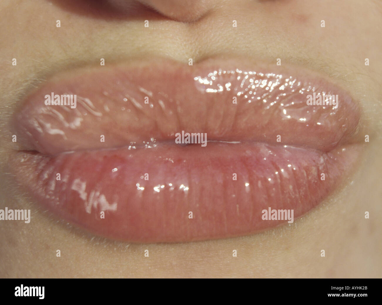 Damp lips hi-res stock photography and images - Alamy