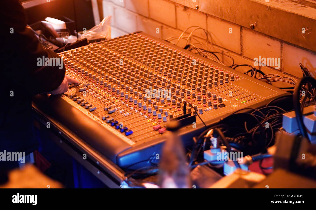 Mixing stage production hi-res stock photography and images - Alamy