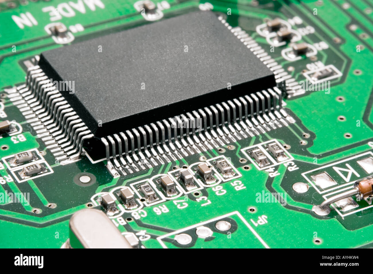 Computer Circuit – Processor Macro Stock Photo - Alamy