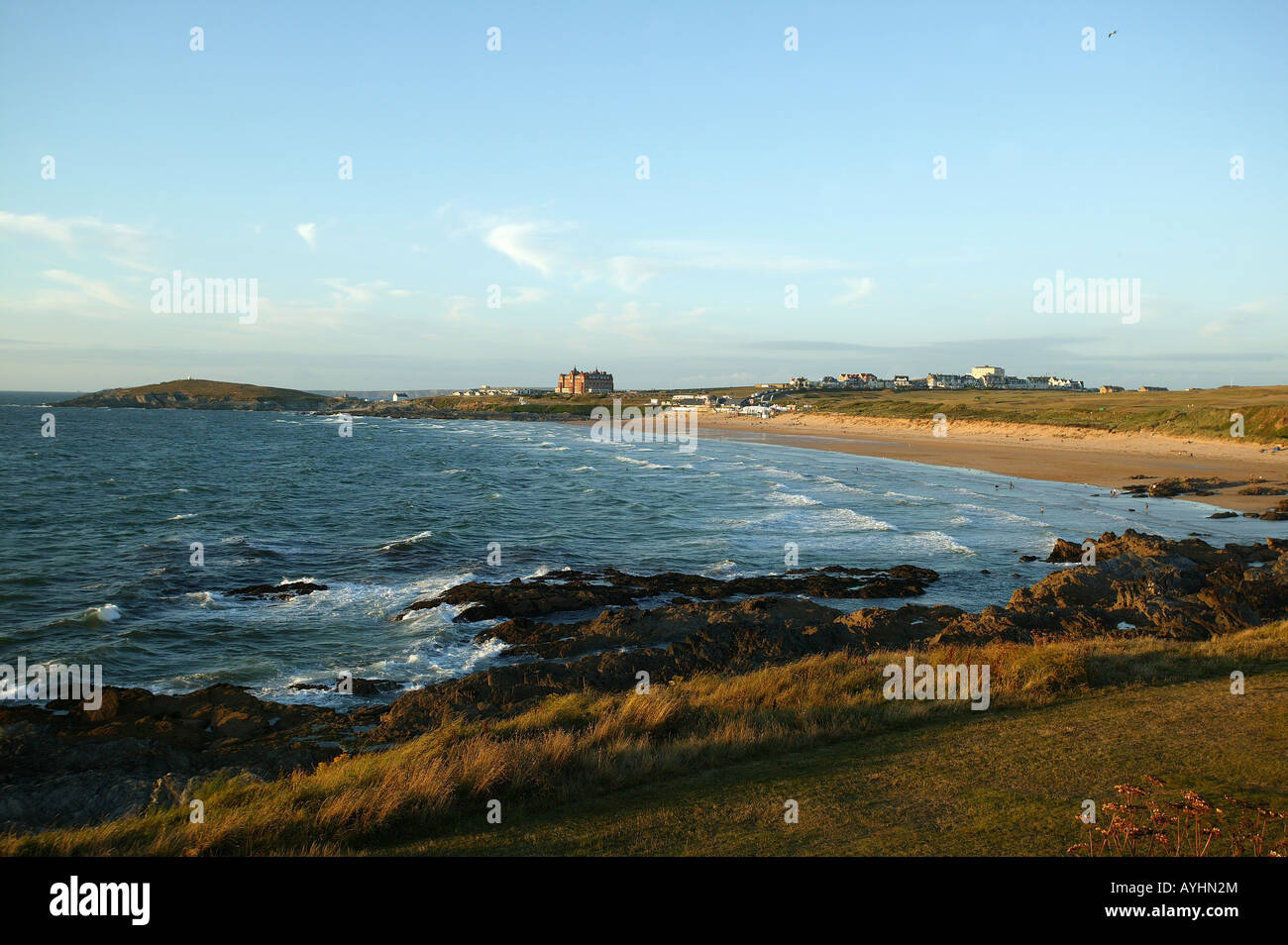 A General View of Fistral Beach Newquay Cornwall Stock Photo - Alamy