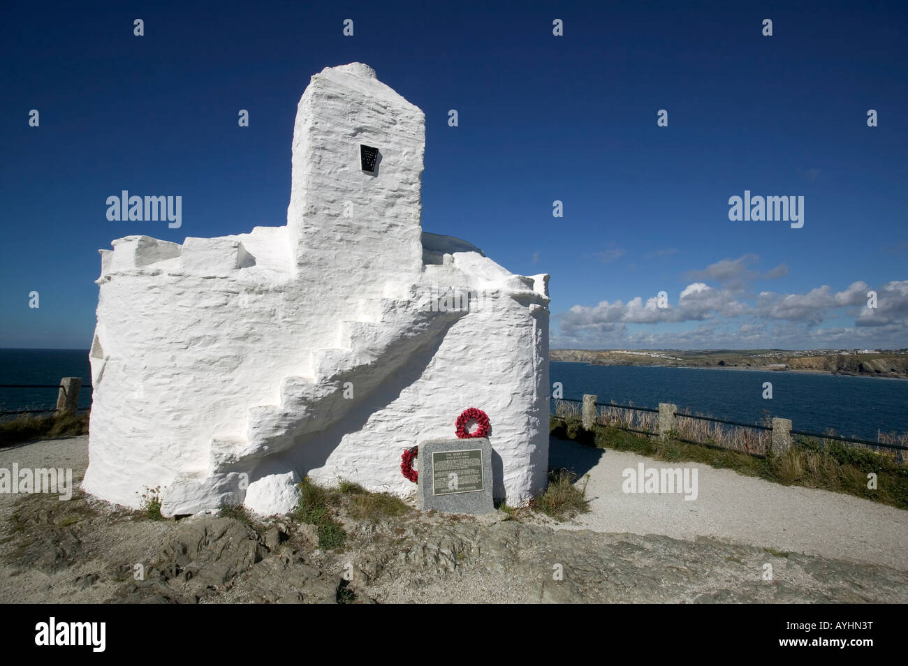 The Huer's Hut Newquay Cornwall Stock Photo - Alamy The Huer's Hut Newquay Cornwall Stock Photo - Alamy