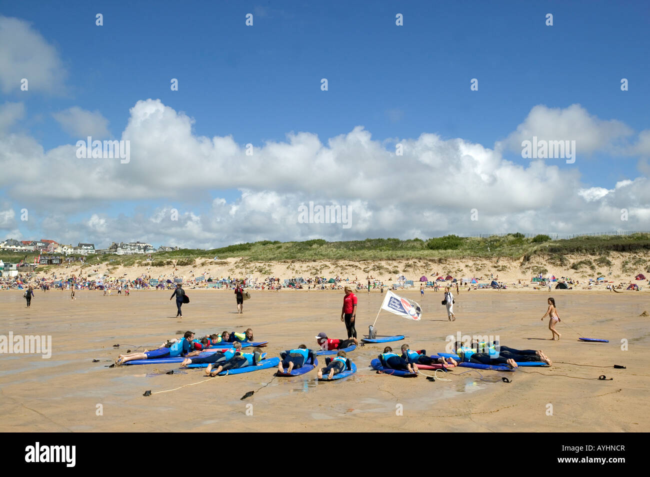 Surf school fistral hi-res stock photography and images - Alamy