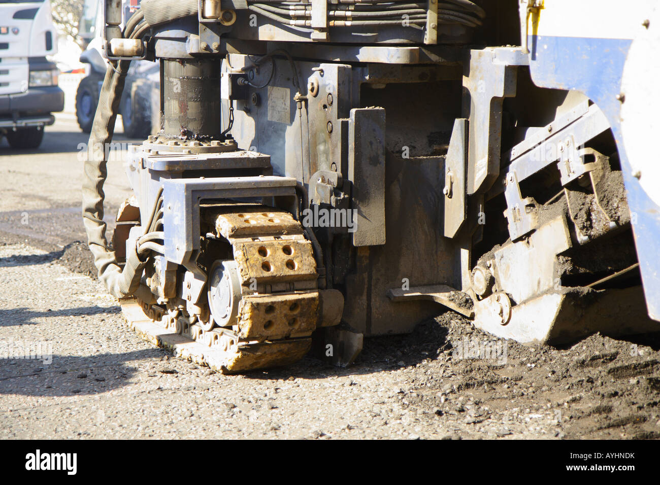 Road resurfacing machine hi-res stock photography and images - Alamy