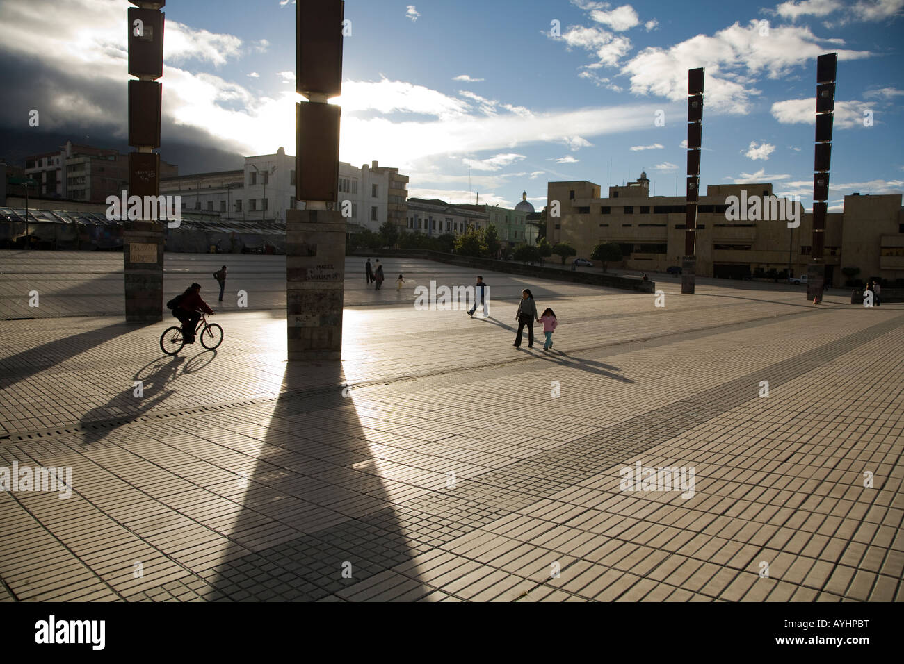 The plaza in Pasto, Colombia Stock Photo - Alamy