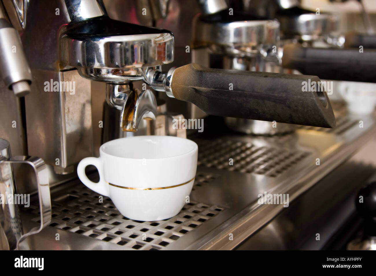 Espresso coffe making hi-res stock photography and images - Alamy