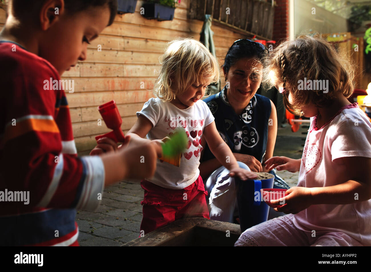 Happy School Children Play Netherlands High Resolution Stock ...