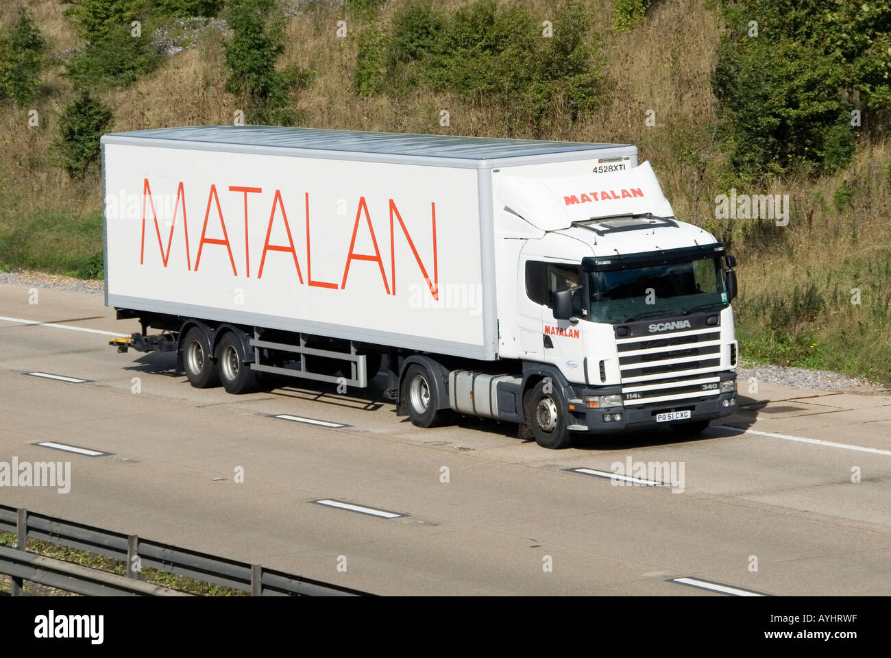 Matalan articulated trailer & lorry Stock Photo - Alamy