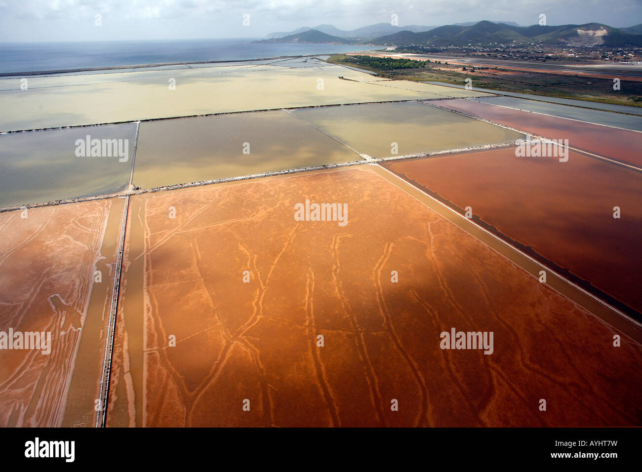 Salt production, works Stock Photo - Alamy