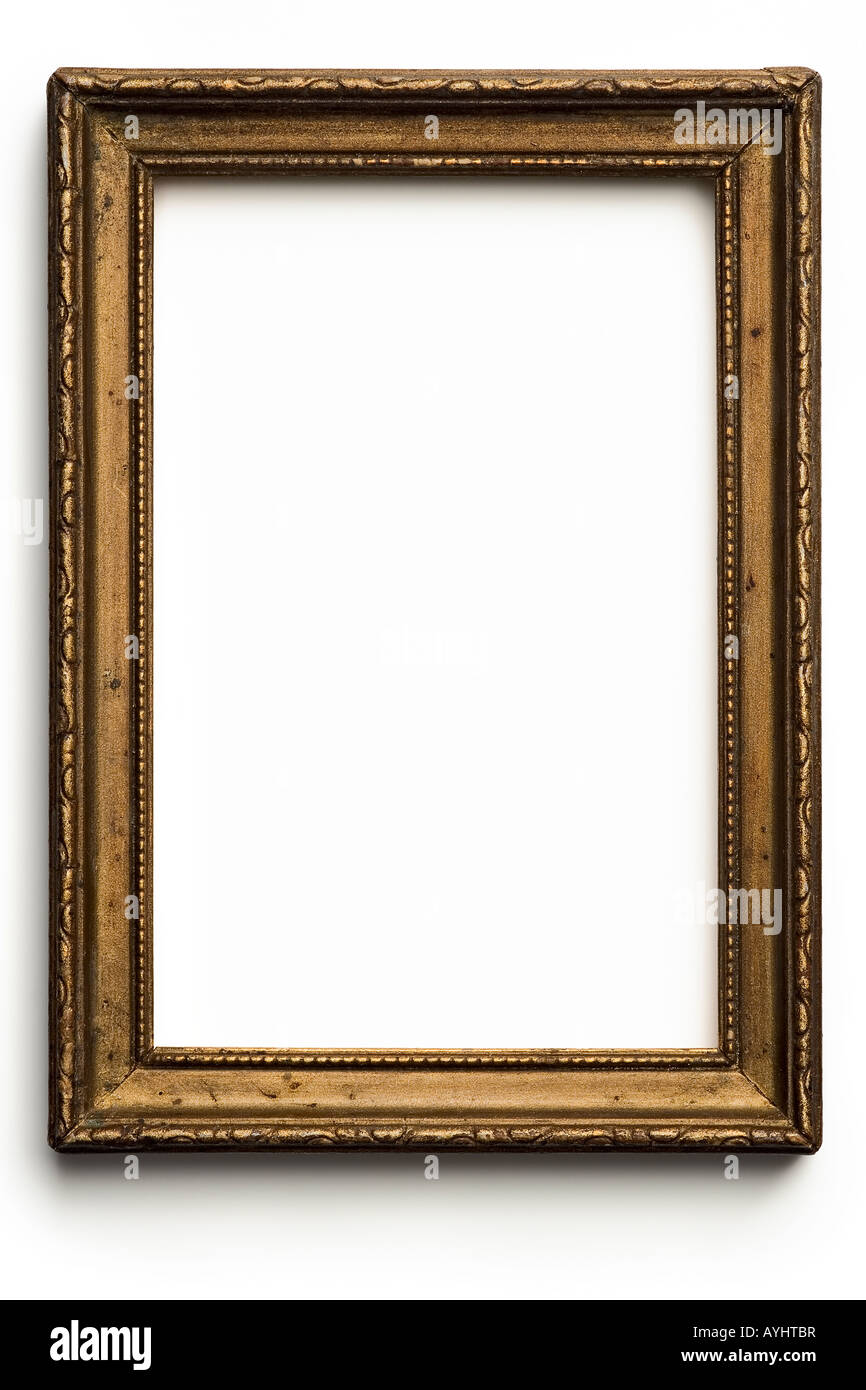 an old frame on white Stock Photo - Alamy