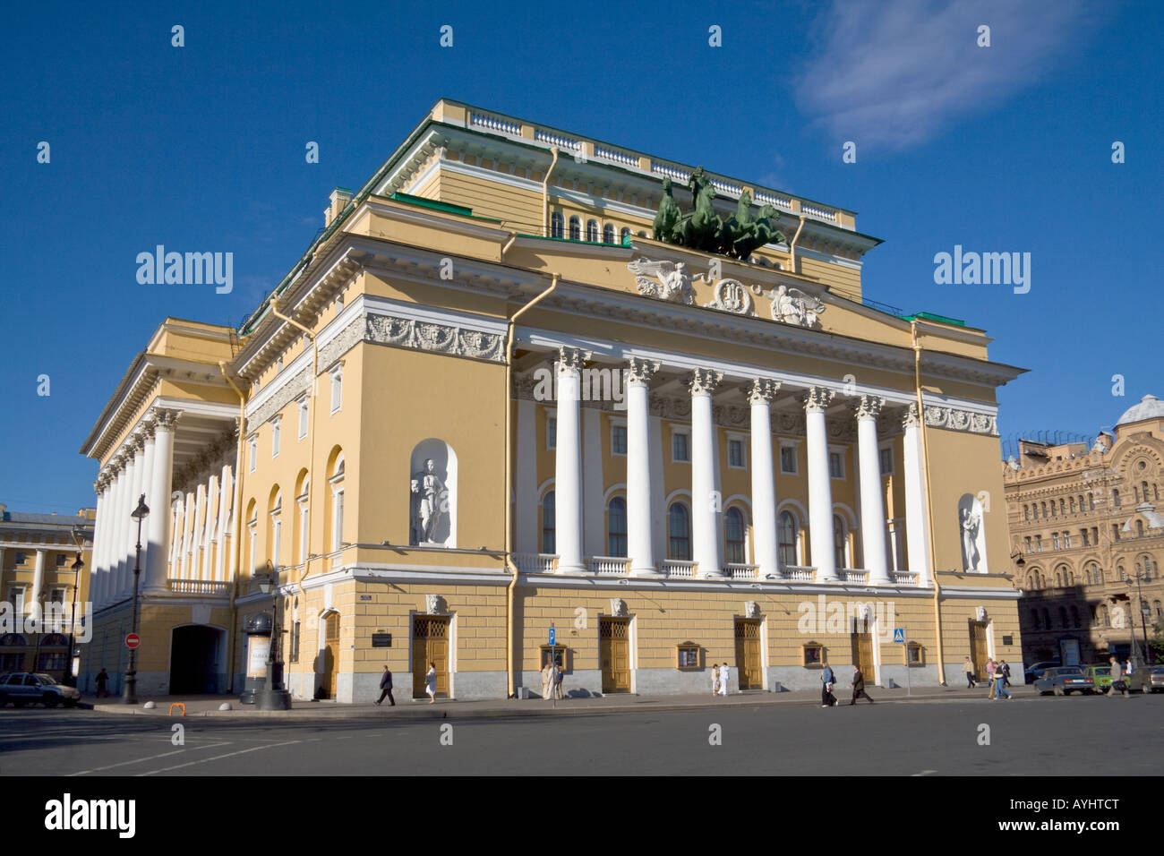 Building of Aleksandrinsky Imperial Ballet Theater established 1756 St ...