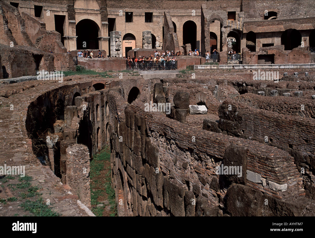 The interior the Colosseum Rome Stock Photo - Alamy