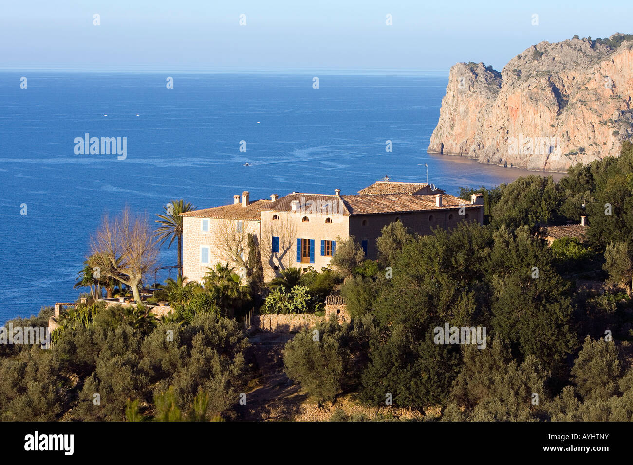 Mallorca Serra de Tramuntana - Son Marroig,Deya Stock Photo - Alamy