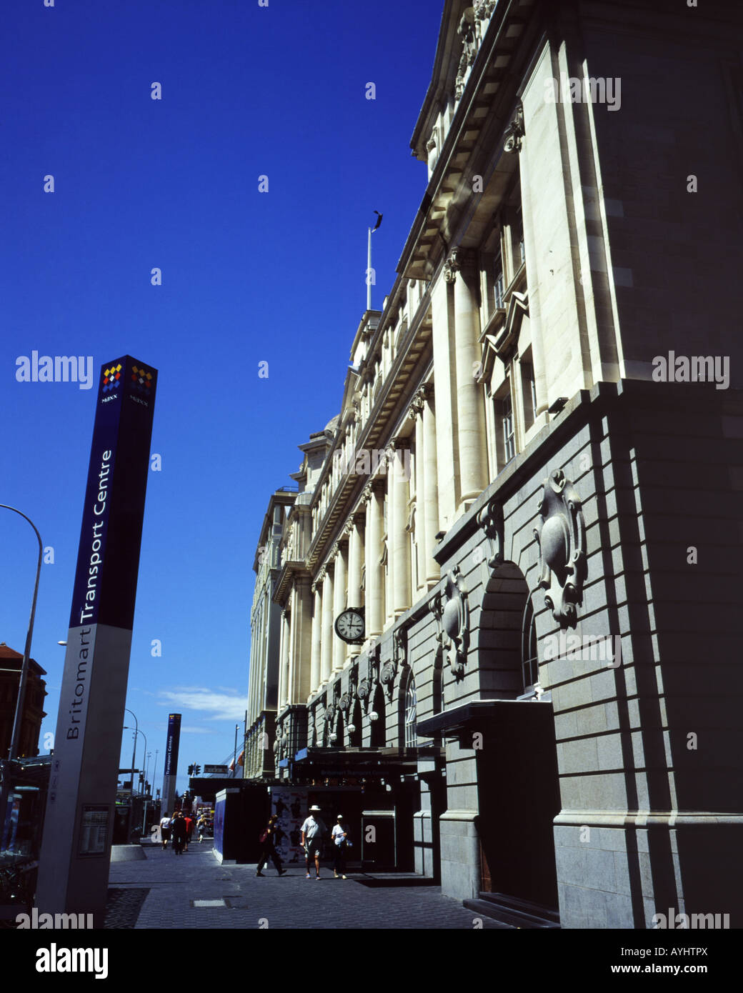 Britomart transport entrance, Auckland, New Zealand Stock Photo - Alamy