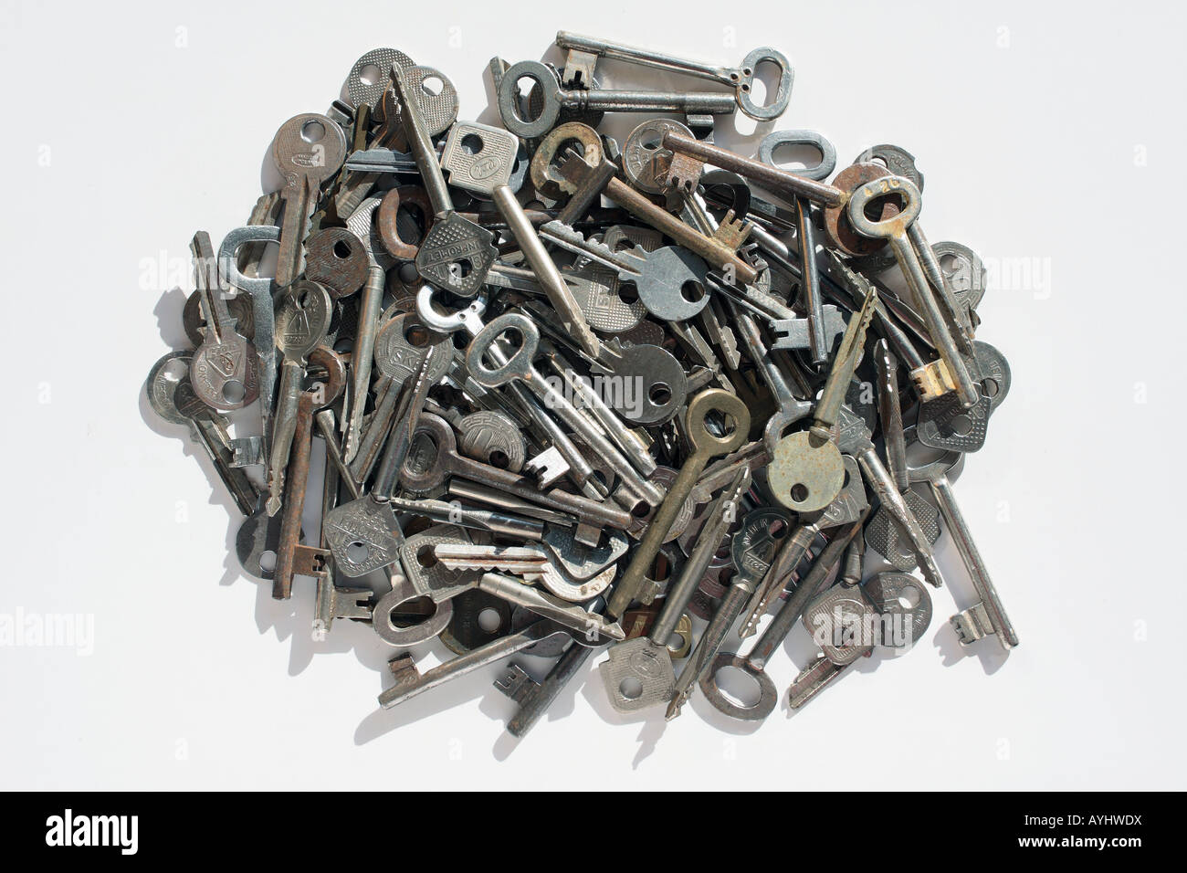 pile of old keys Stock Photo - Alamy