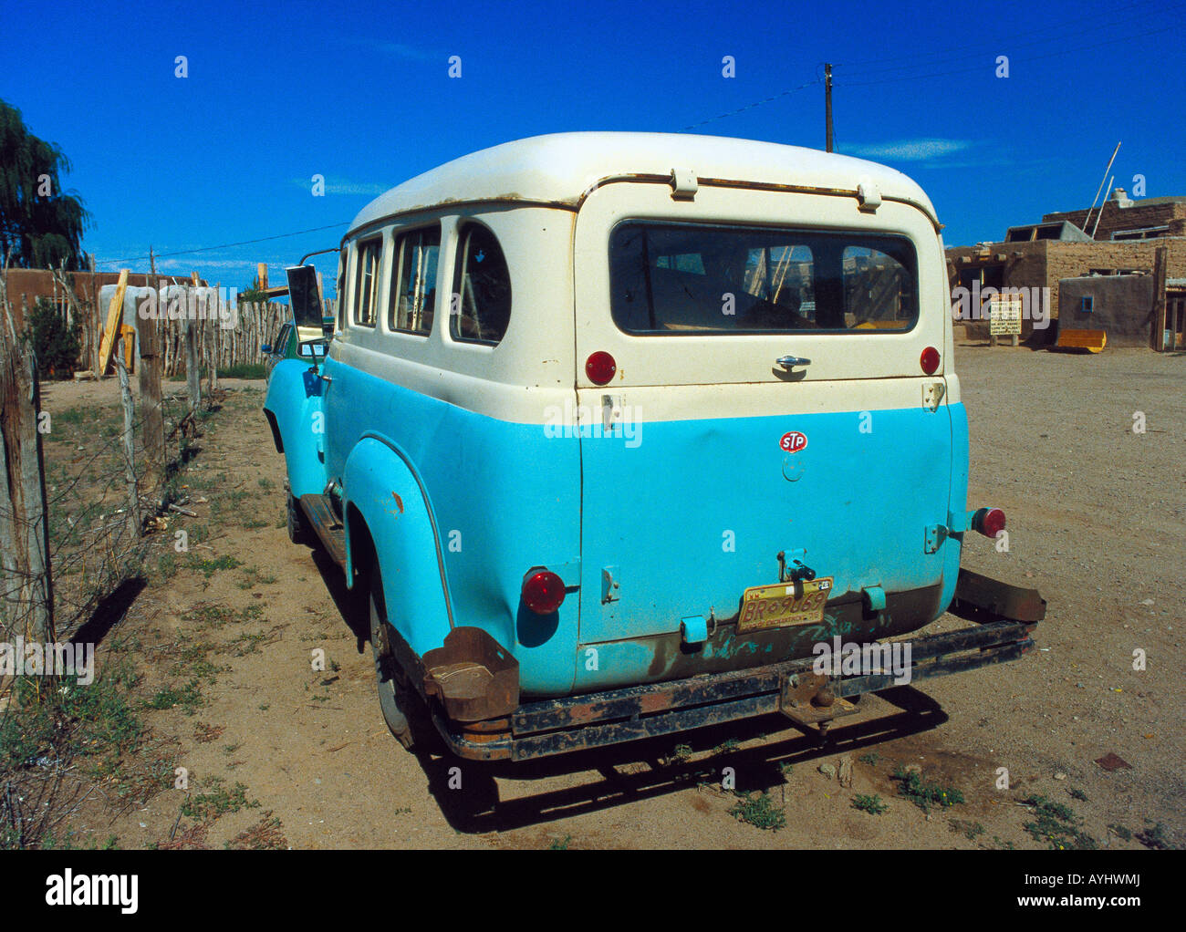 Old car new mexico Stock Photo - Alamy