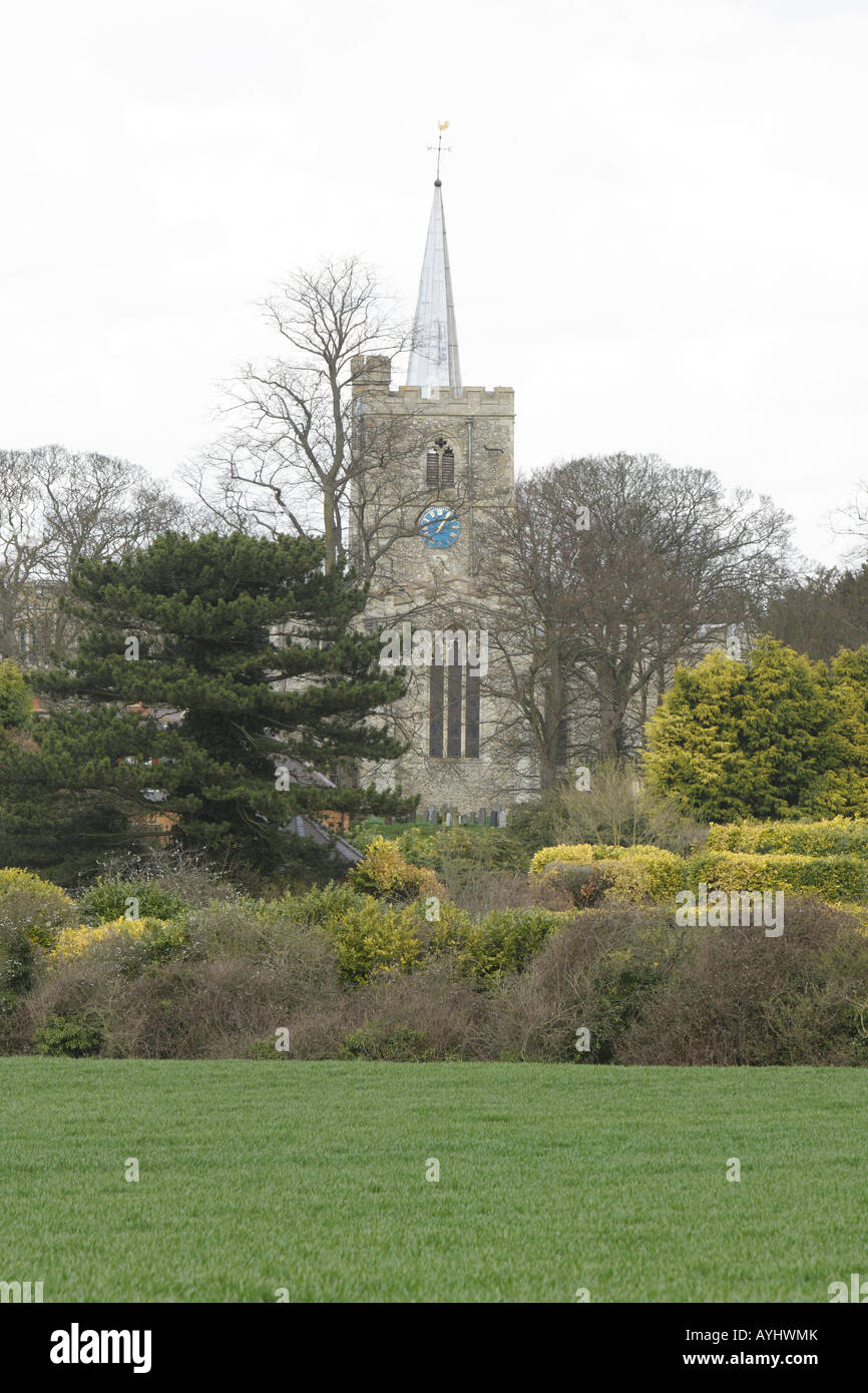 Village church spire hi-res stock photography and images - Alamy