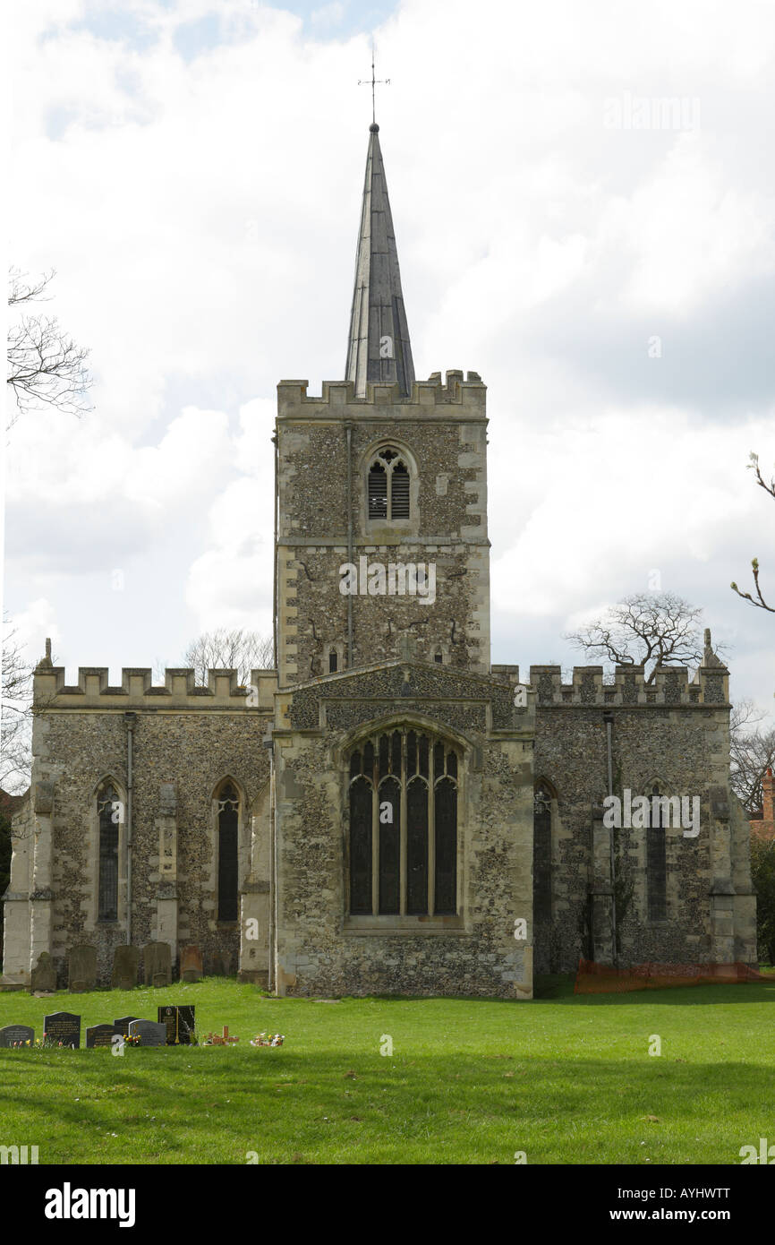 The church of St Mary the virgin. Ivinghoe in Buckinghamshire England ...