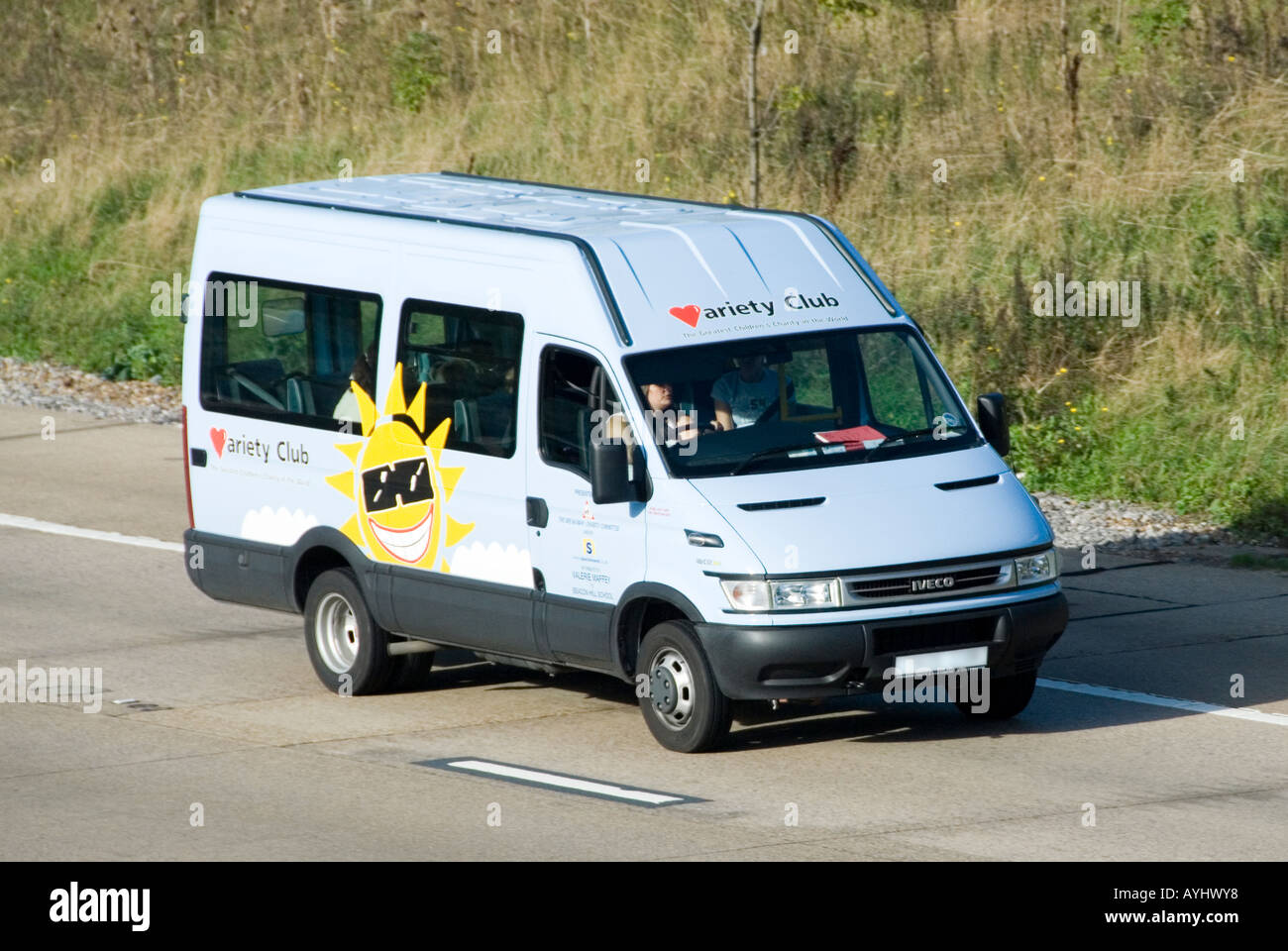 Variety Club children's & young people charity side front view of Iveco ...