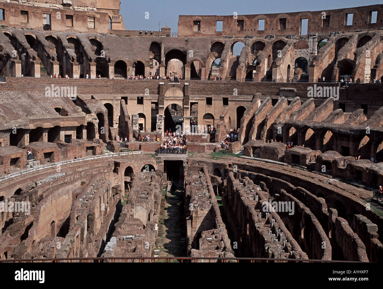The interior of the 1st Century Colosseum Rome Stock Photo - Alamy