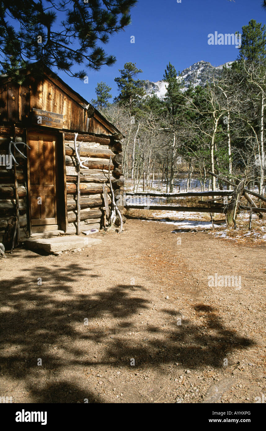 An old homestead in the Rocky Mountains Stock Photo - Alamy