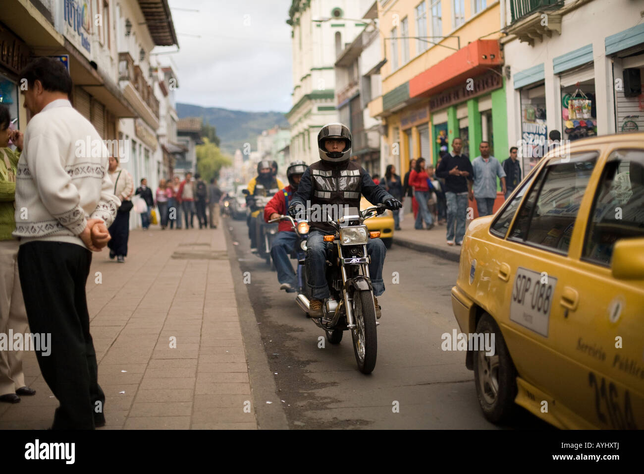 Pasto city streets, Colombia Stock Photo - Alamy