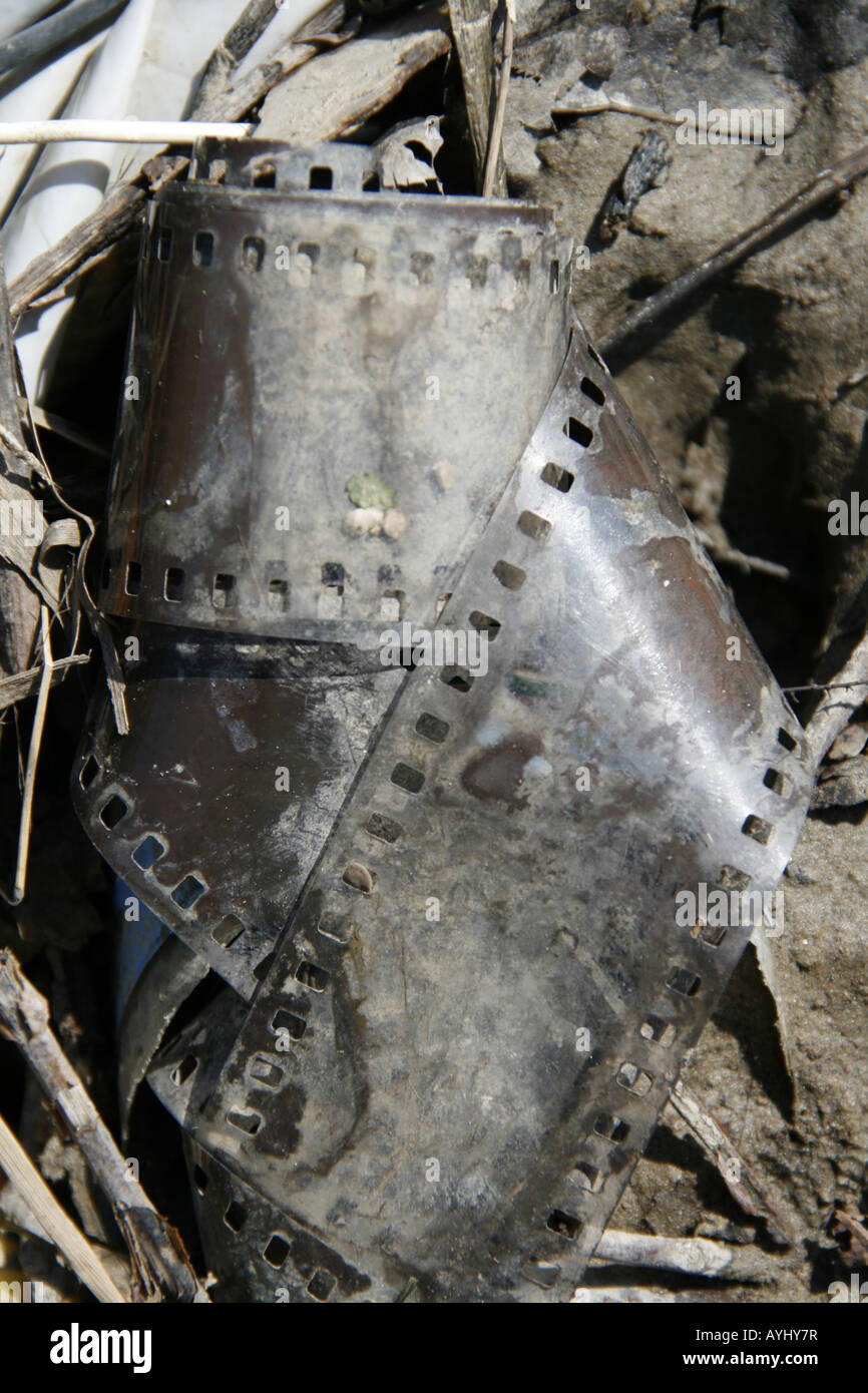 dirty roll of camera negative film in field Stock Photo - Alamy