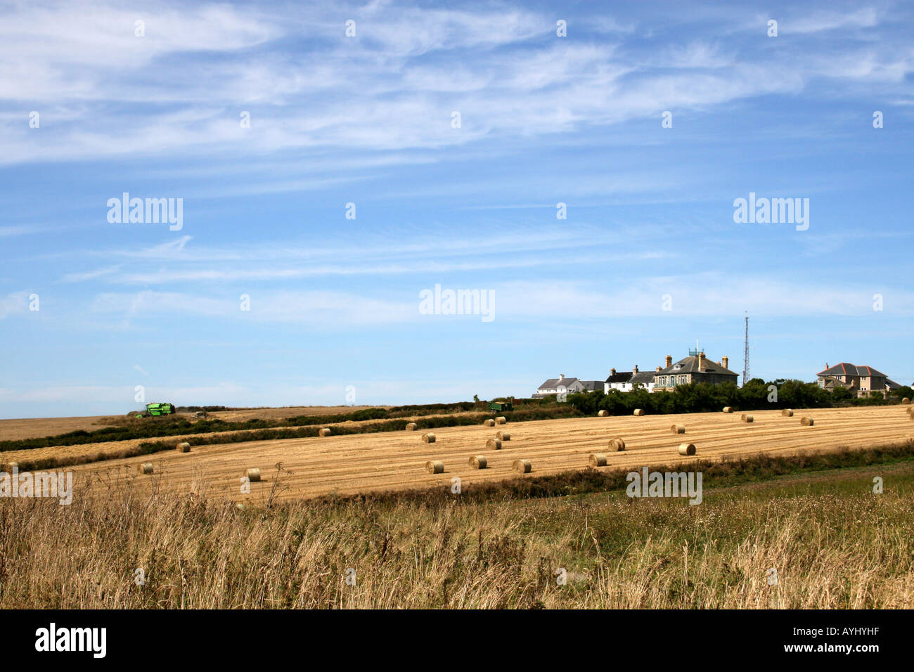 ARABLE FARMING ON THE LIZARD PENINSULA IN CORNWALL. UK Stock Photo - Alamy