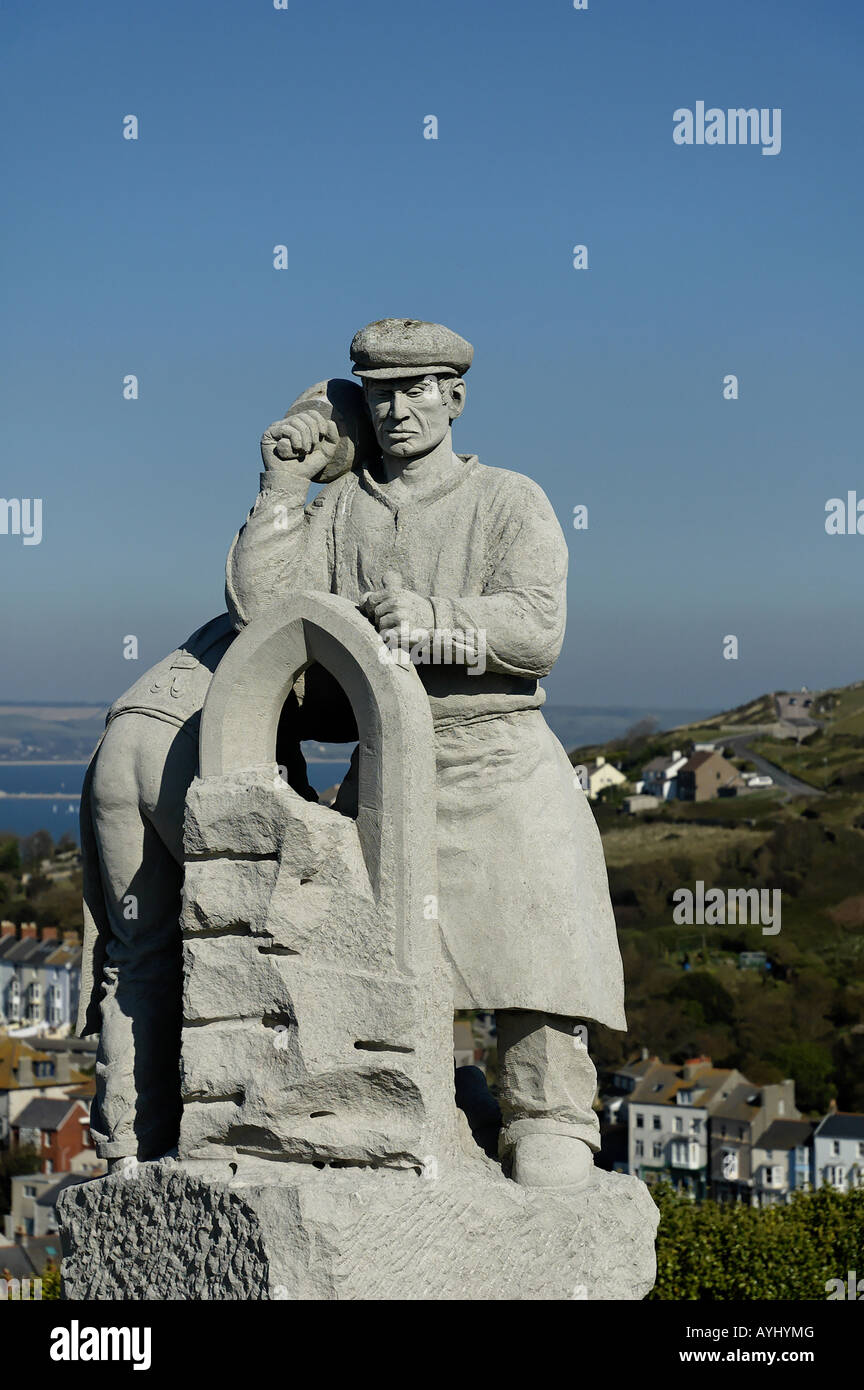 The Spirit of Portland from West Cliff Stock Photo - Alamy