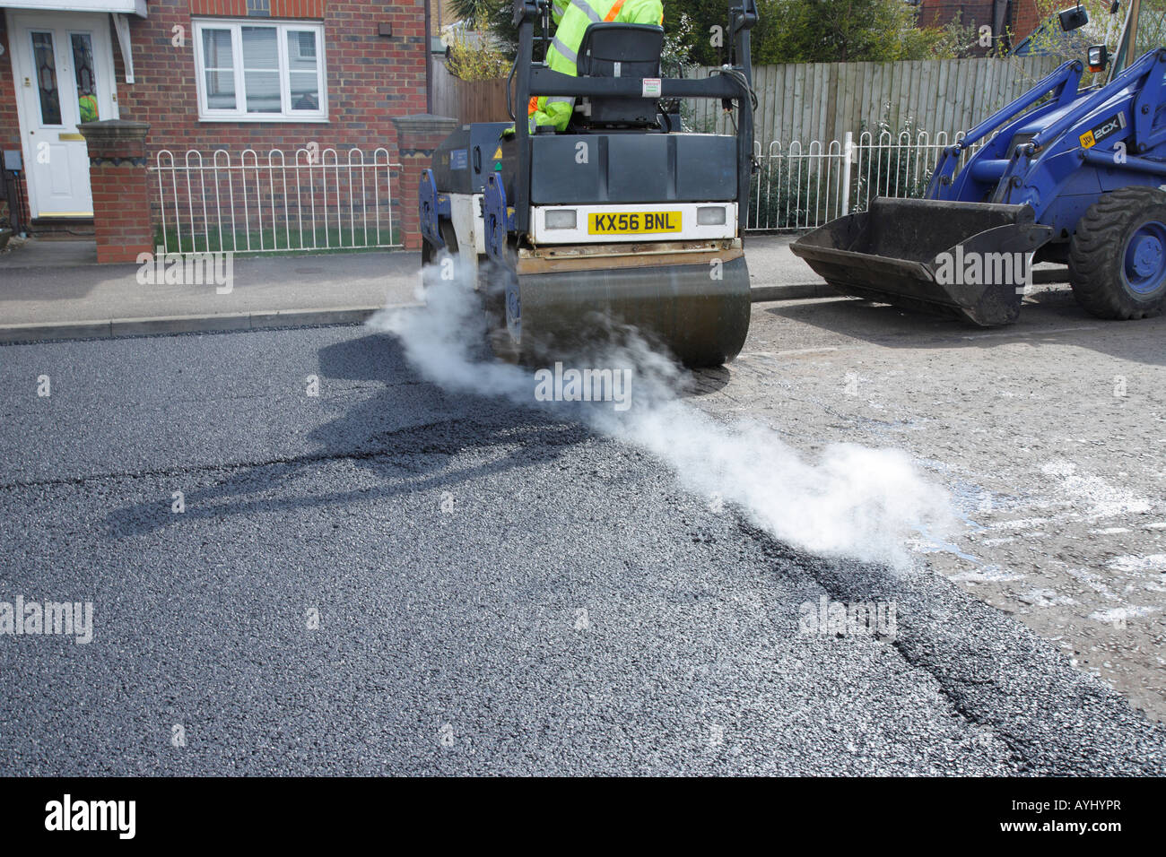Tarmac roller hi-res stock photography and images - Alamy