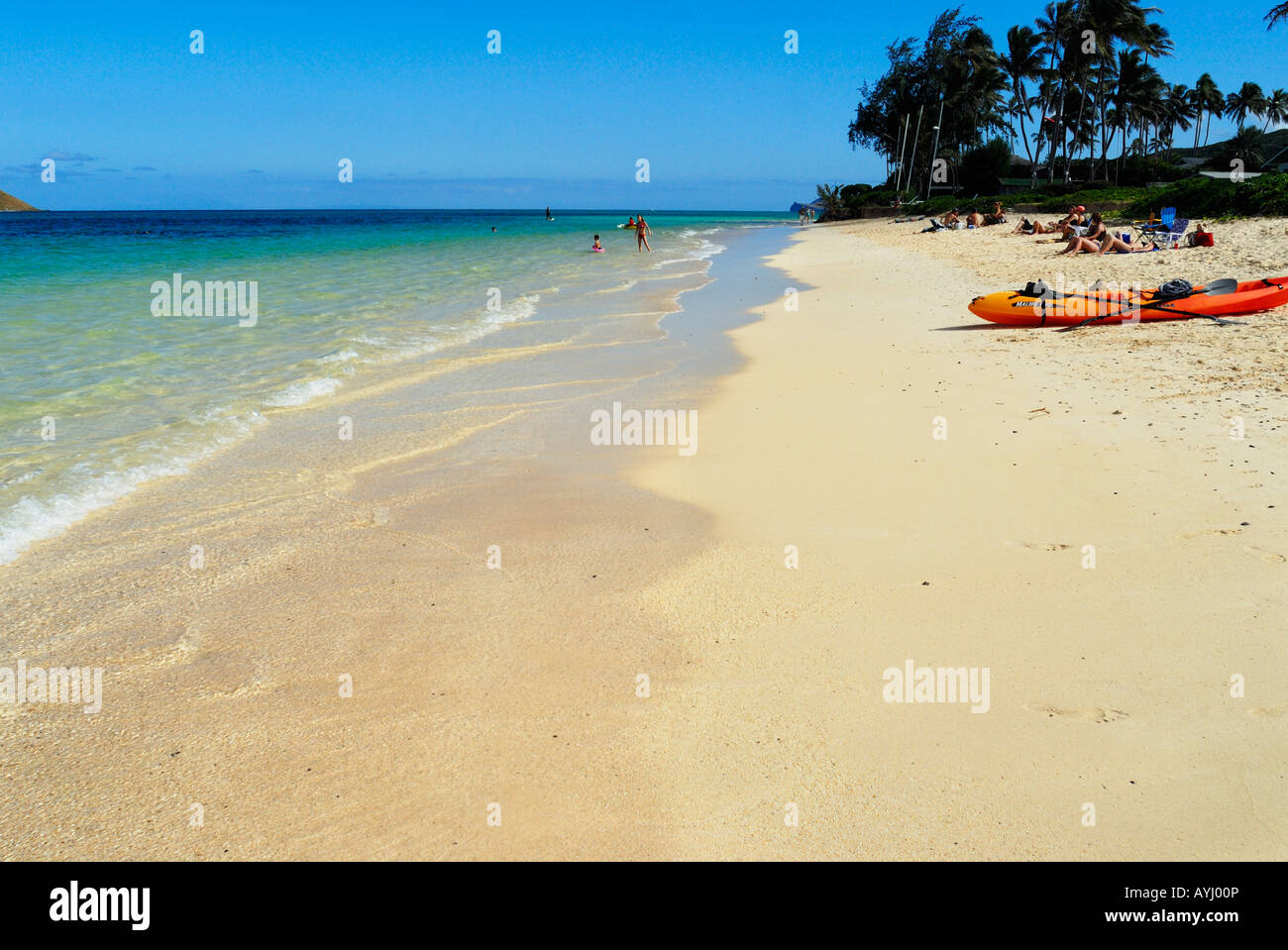 Lanikai beach oahu hawaii hi-res stock photography and images - Alamy