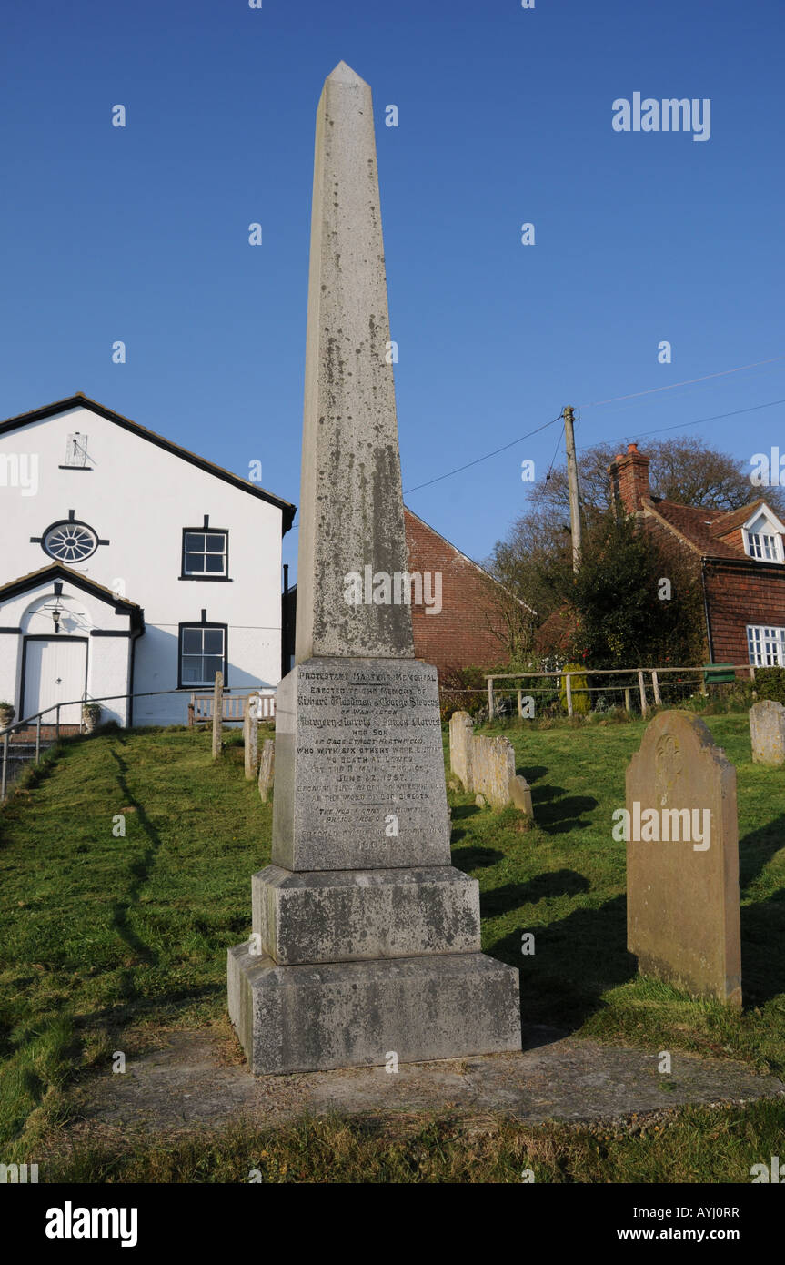 Lewes Martyrs Memorial, Heathfield Chapel, Chapel Cross, Heathfield ...