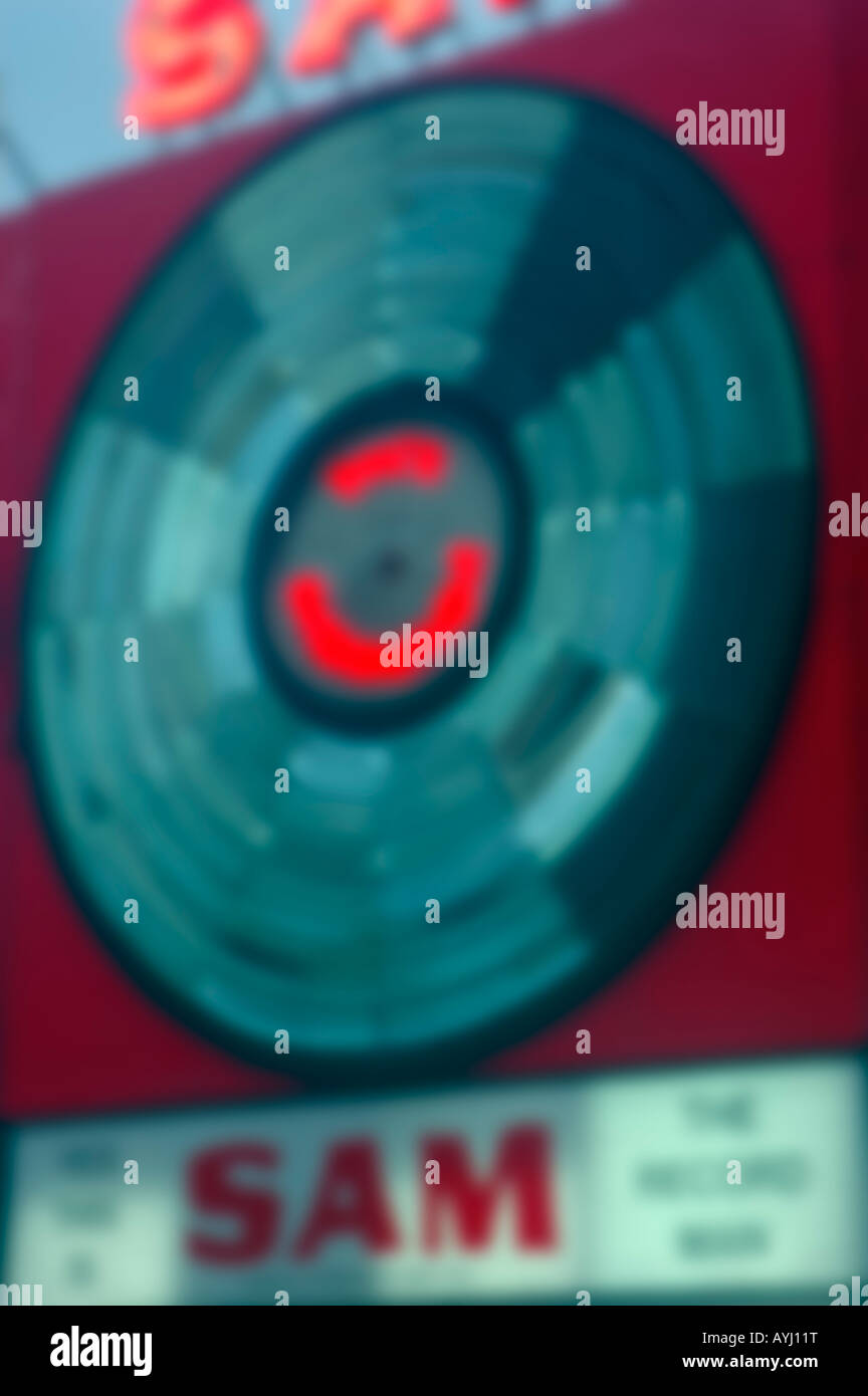 blurry record sign Stock Photo - Alamy