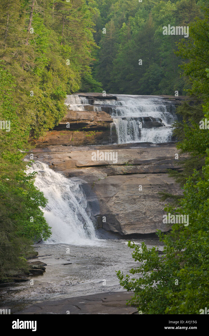 Triple Falls in Dupont State Forest in North Carolina, U.S.A Stock ...
