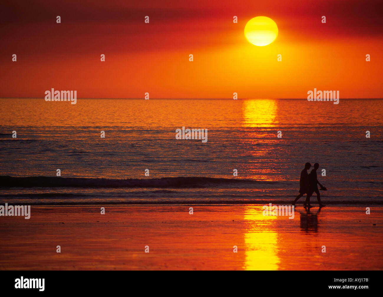 Cable Beach Sunset, Broome, West Australia Stock Photo - Alamy