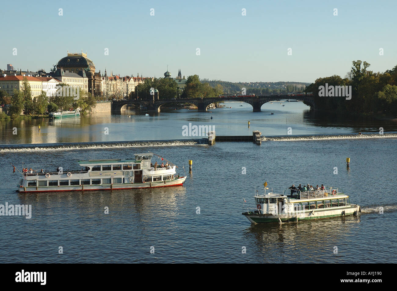 Prague boat trips hi-res stock photography and images - Alamy